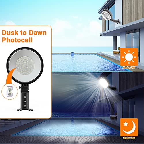 150W LED Barn Lights Exterior Dusk to Dawn Outdoor Lighting LED Yard Lights with Photocell 6500K Super Bright Barn Light for Area Street Warehouse Farmhouse 2 Pack