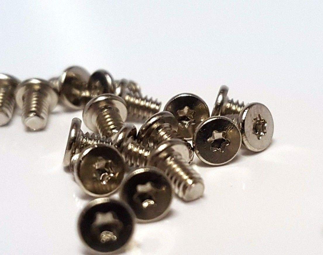 12x Replacement Base Underside Silver T5 Torx Screws for DELL XPS 15 9570 2018