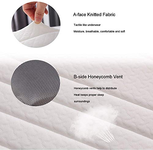 100% Natural Latex Mattress,Breathable Super Soft Foldable Tatami Mattress for Single Double Guest Bedroom Kids Room Gray Queen:150x200cm