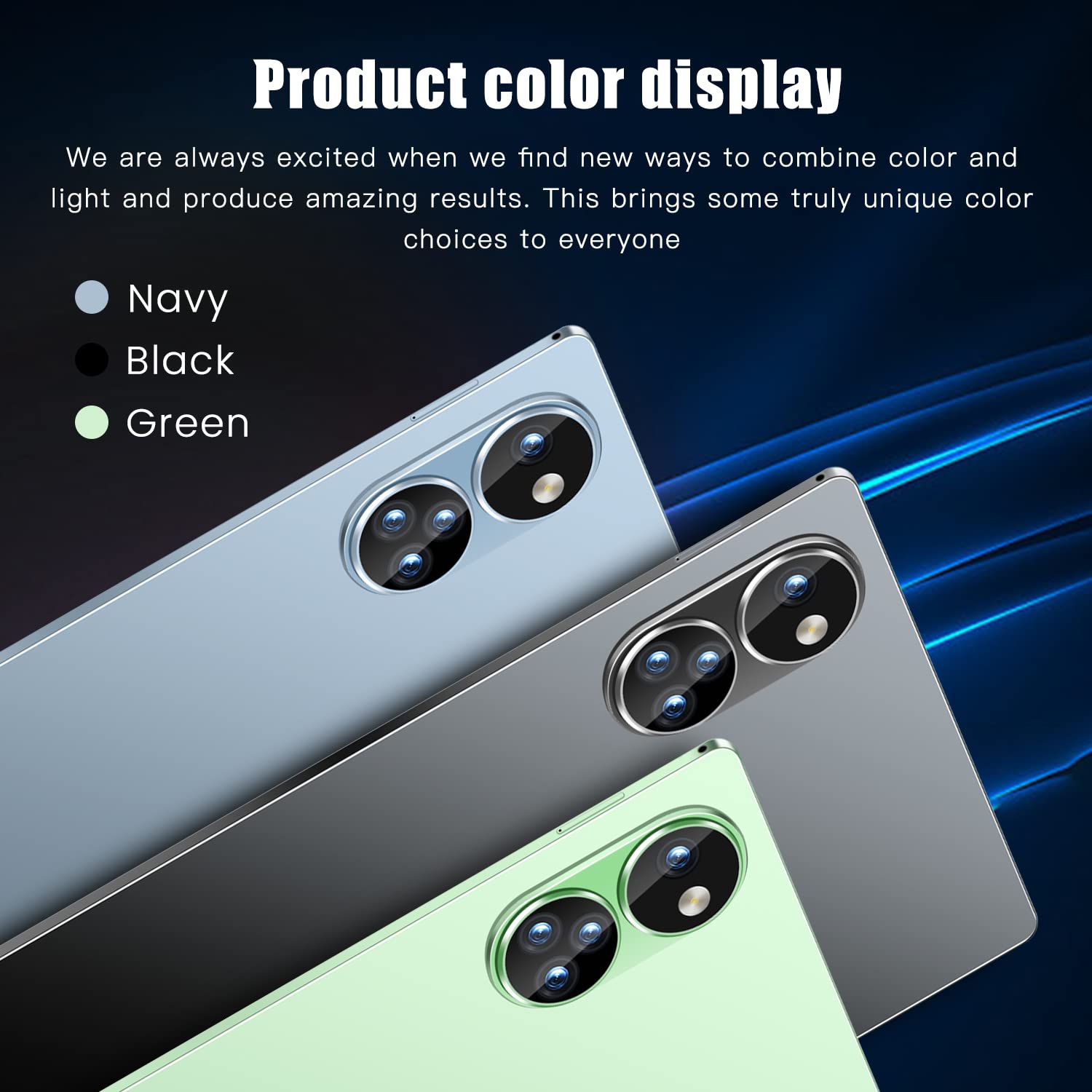 10.1 inch P10 Tablet, 4+32G Full Screen Tablets with Dual SIM Card Slots, Android 8, 1280x800 HD, WiFi, Bluetooth, GPS, 2MP/5MP Camera (Black)
