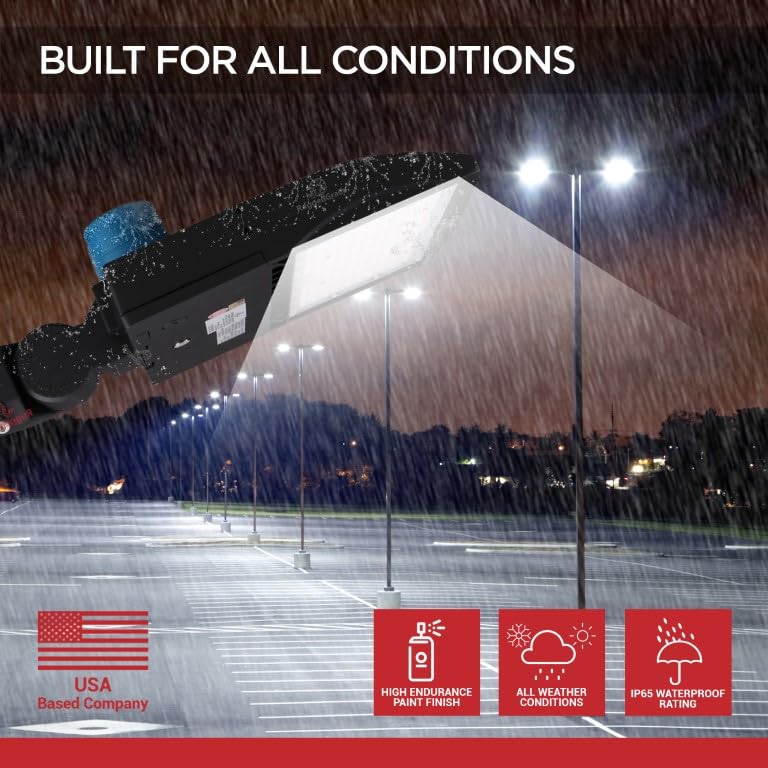 150 Watt LED NextGen III Parking Lot Light - 21,000 Lumen - 5000K - Slip Fit Mount - Without photocell
