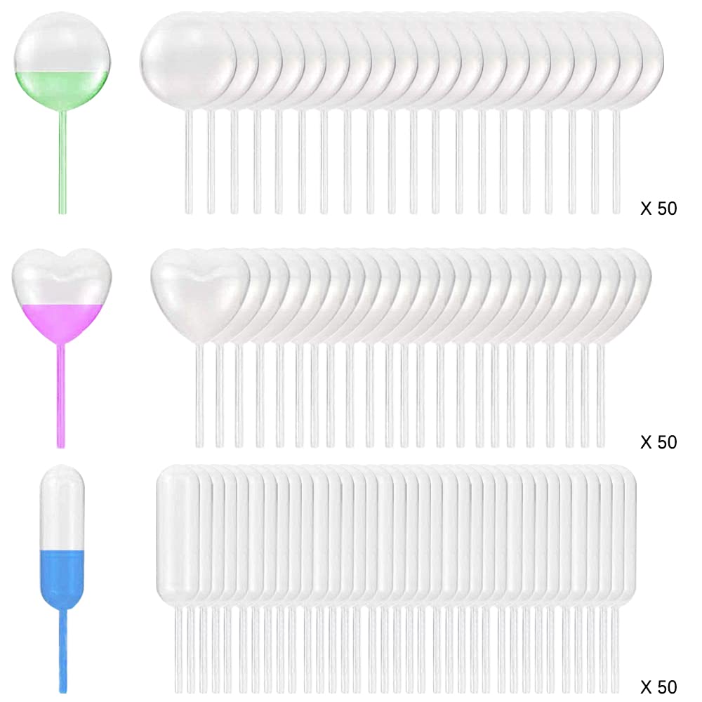 150PCS 4ml Squeeze Transfer Cupcakes Pipettes, SourceTon Silicone Letter Mold and Number Chocolate Molds with Plastic Squeeze Dropper (Rectangular,Heart,Round Shape)