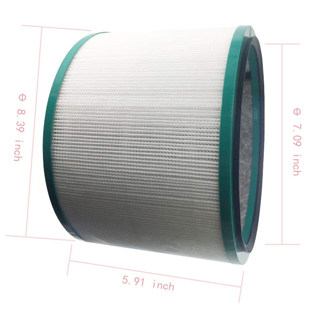 1-Pack Replacement Air Purifier Filter Compatible with Dyson Desk Purifier HP01 HP02 DP01, Compare to Part # 968125-03 …
