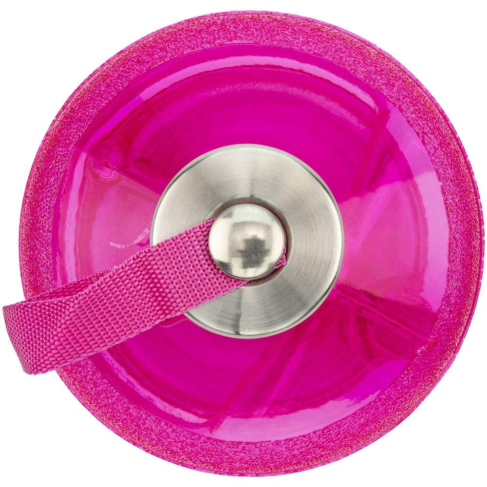 1 Gallon BPA Free Plastic Water Bottle for Cold Liquids With Attached Leak Proof Screw Lid - For Gym Office Daily Use, Pink
