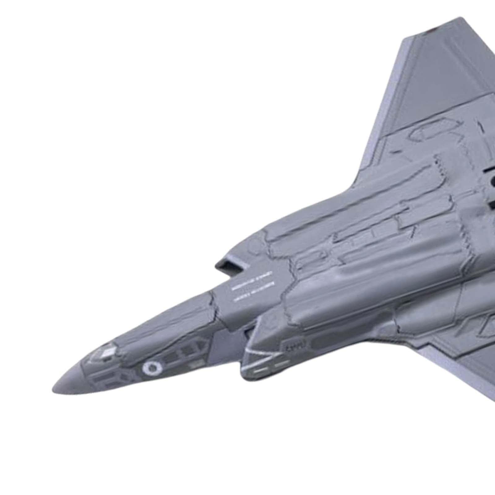 1:72 Scale F35 Plane Model with Display Stand, Metal Warplane Aircraft Fighter Toy for Desktop Shelf Decoration Collection
