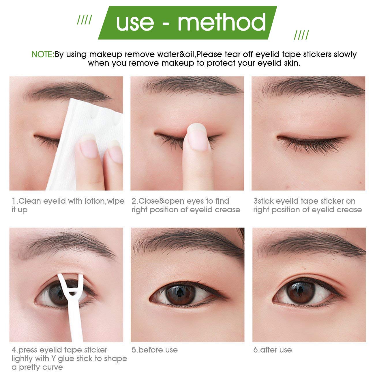 2Bags/656Pcs Invisible Slim Double Eyelid Tapes Lift Strips Stickers, One-sided Sticky, Instant Eyelids Lift, Suitable for Saggy, Hooded, Droopy, Uneven, Mono-eyelids