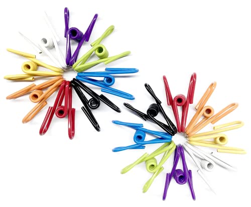 10 Pack Chip Clips Bag Clips, Multi Purpose Clips,Clothes Pins with Multiple Colors for Chip Bag Clips, Food Sealers, Clothes Hanging, Paper Clips in Home, Food Packages,Kitchen and Office