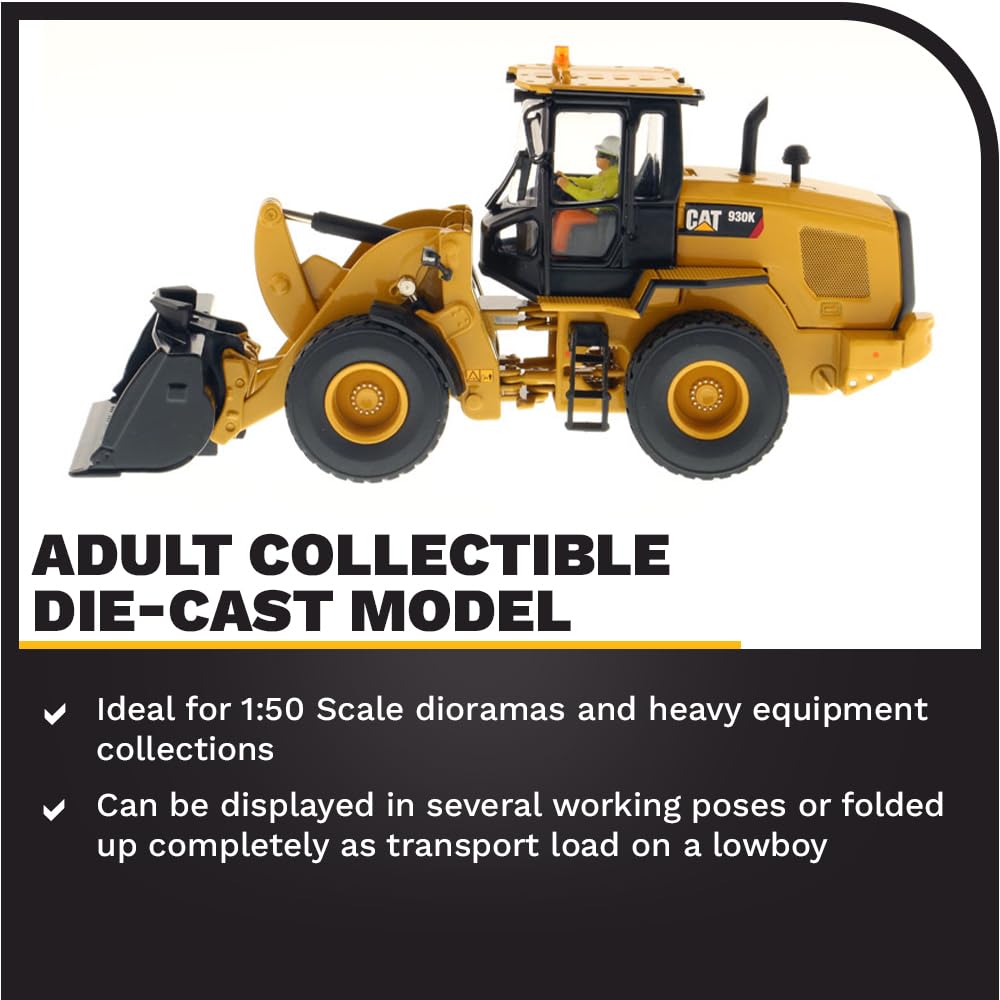 1:50 Caterpillar 930K Wheel Loader – High Line Series by Diecast Maters - 85266