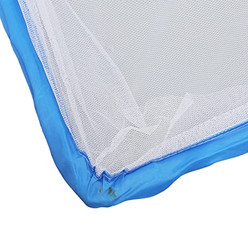 125 x 70 x 50cm Mosquito Net for Baby Mosquito Tent, Mosquito Net Tent Easy to Store Transparent Portable to Your Room (Blue)