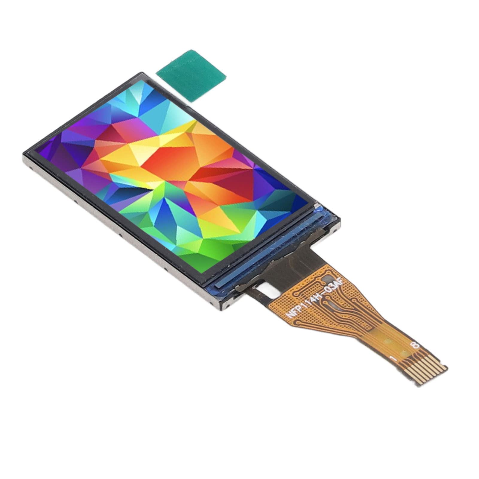 1.14 Inch IPS Display Module Saturated TFT IPS Display Module 2pcs SPI Interface Fast Response Power Saving Compact Unit ST7789V for Driver Board
