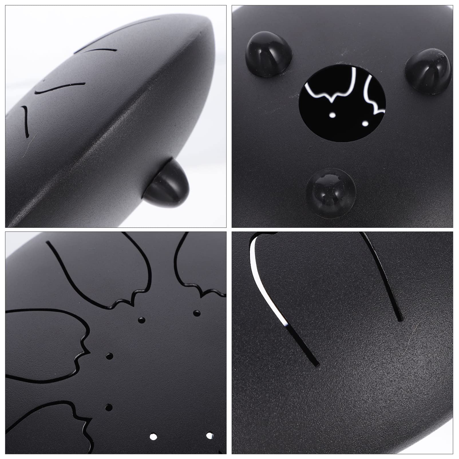 1 Set Steel Tongue Drum Ethereal Drum Yoga Rubber Percussion Stick