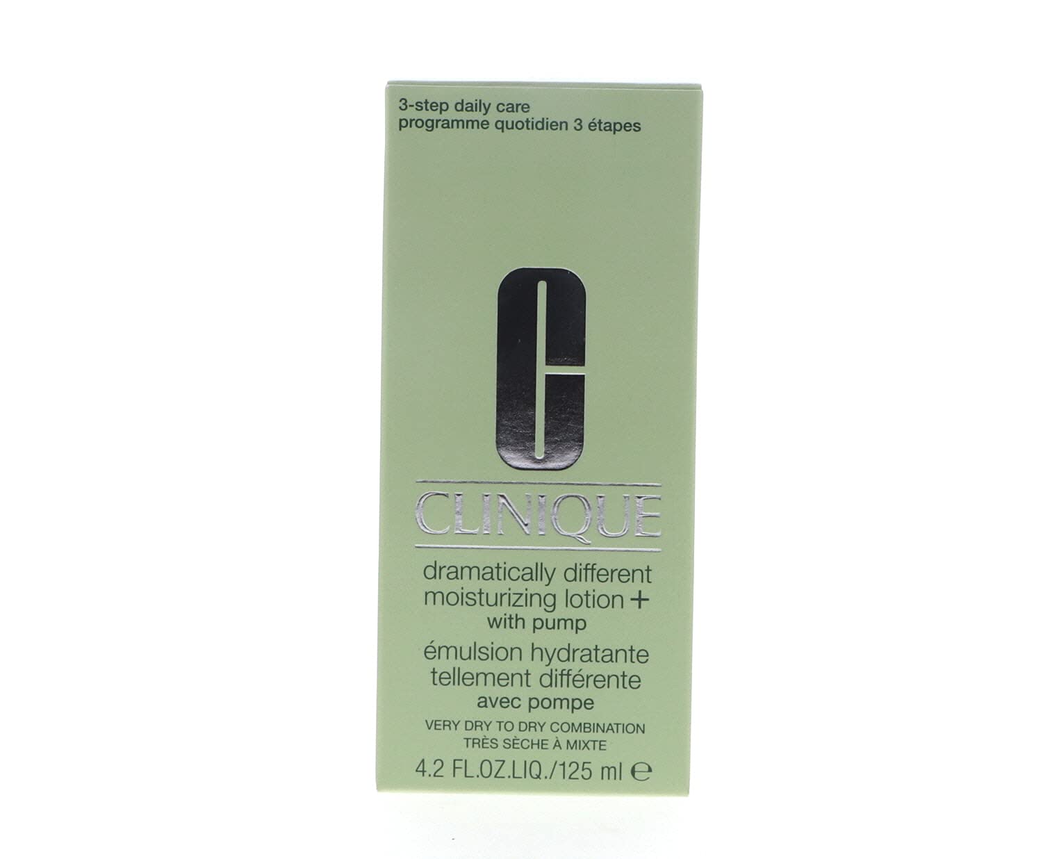 1 Pack Dramatically Different Moisturizing Lotion+ by Clinique with Pump Very Dry to Dry Combination Skin 125ML
