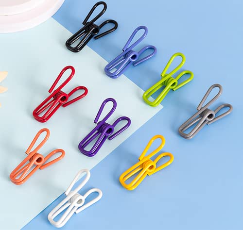 10 Pack Chip Clips Bag Clips, Multi Purpose Clips,Clothes Pins with Multiple Colors for Chip Bag Clips, Food Sealers, Clothes Hanging, Paper Clips in Home, Food Packages,Kitchen and Office