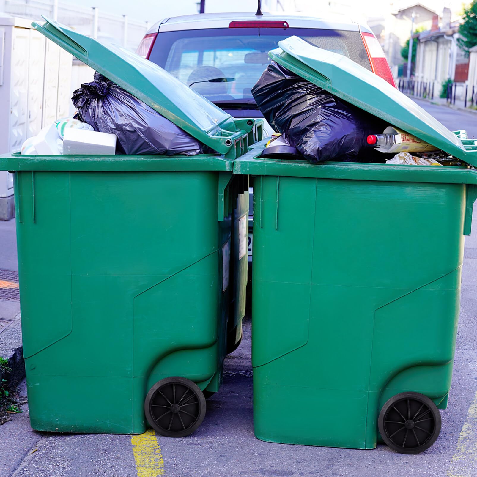 1 Set Trash Can Spare Parts Plastic Garbage Can Wheels Plastic Trash Can Wheels Garbage Can Accessories Trash Can Accessories Trash Can Pulley Premium Trash Can Wheels