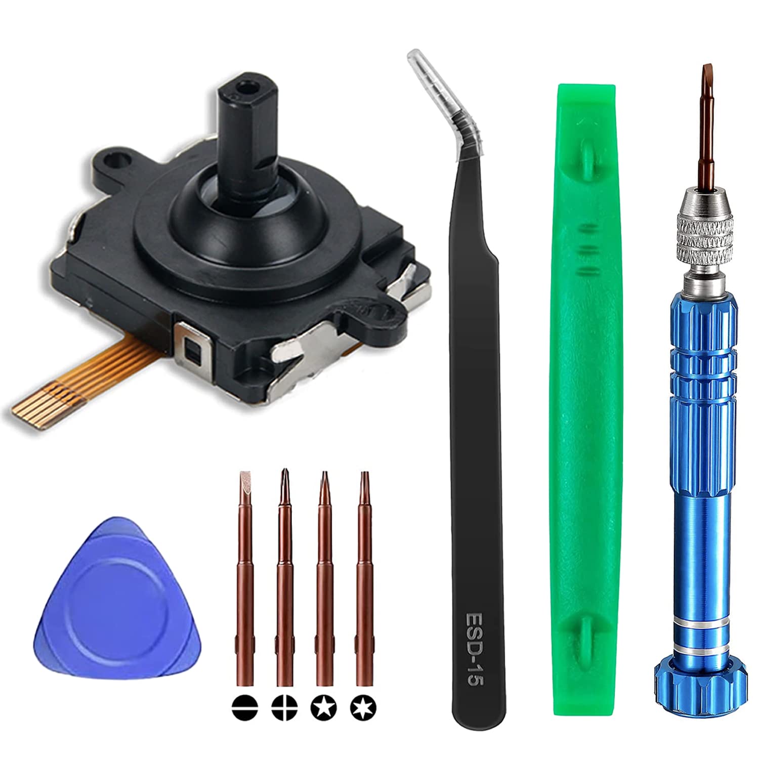 1 Pack Joystick Replacement for Oculus Quest 2 Controller/Meta Quest 2 Controller, Replacement Joystick Thumb Stick Repair Kit for Oculus Quest 2 Accessories