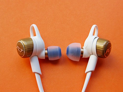 12pcs (CL-BL)- S/M/L Replacement Set Earbuds Eartips Compatible with Plantronics Backbeat Go 3 Wireless in Ear Earphones Headphones