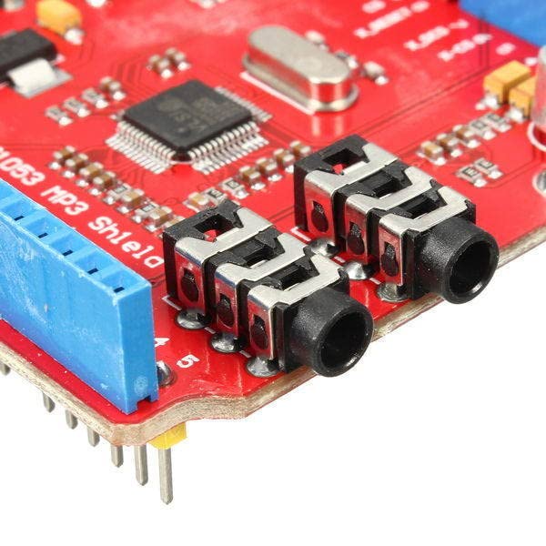 1 PCS MP3 Music VS1053B Shield Board with TF Card Slot Work for Arduino for UNO MEGA