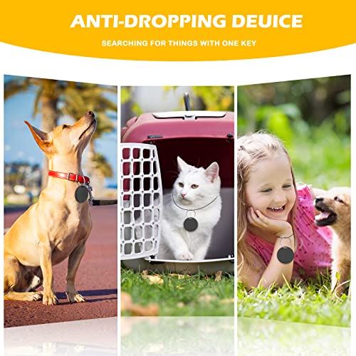 10 Pcs Portable GPS Tracking Device Mobile Tracking Smart Anti Loss Dog Locator Key Finder GPS Smart Tracker Device for Kids Dog Pet Cat Wallet Keychain Luggage, Alarm Reminder, App Control