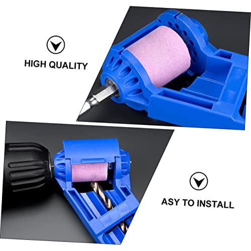 1 Set Burr Device Set portable drill bit sharpener diamond drill bit sharpener Portable Drill Powered electric tool Repairment Tool to rotate plastic corundum polishing wheel