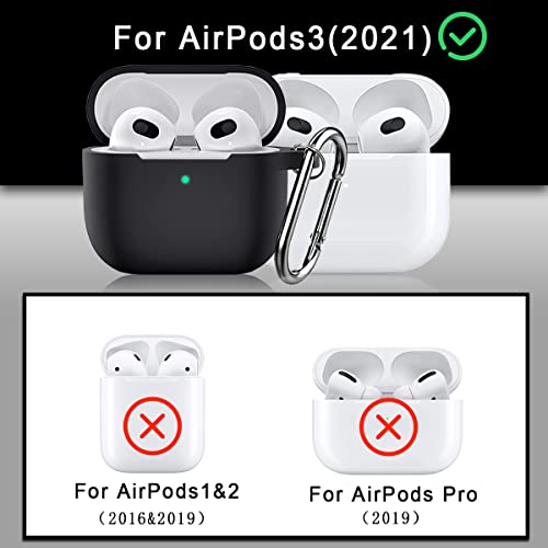 14 in 1 for AirPods 3 Case Accessories Set Kit for AirPods 3 Generation Case Cover Silicone 2021, Protective Case for Apple AirPod Gen 3 3rd Charging Case with Ear Cover[2021Released 3st Gen]