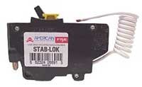 1- NAGF20 Federal Pacific FPE 20 AMP, 1 Pole, GFCI Circuit Breaker GFI STAB-LOK 20A 1P Thick NA Type, Single Pole