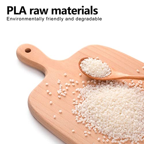 1.75mm PLA Print Filament, 3D Printer Roll Filament Plastic Shell 1kg Spool for Industrial Devices(Transparent)