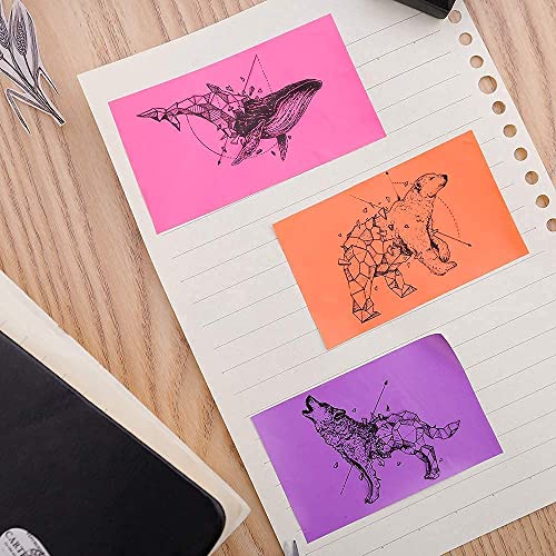 Phomemo M02 Mini Printer- Bluetooth Thermal Photo Printer with 3 Rolls Colorful Sticker Paper, Compatible with iOS + Android for Plan Journal, Study Notes, Art Creation, Work, Gift,White