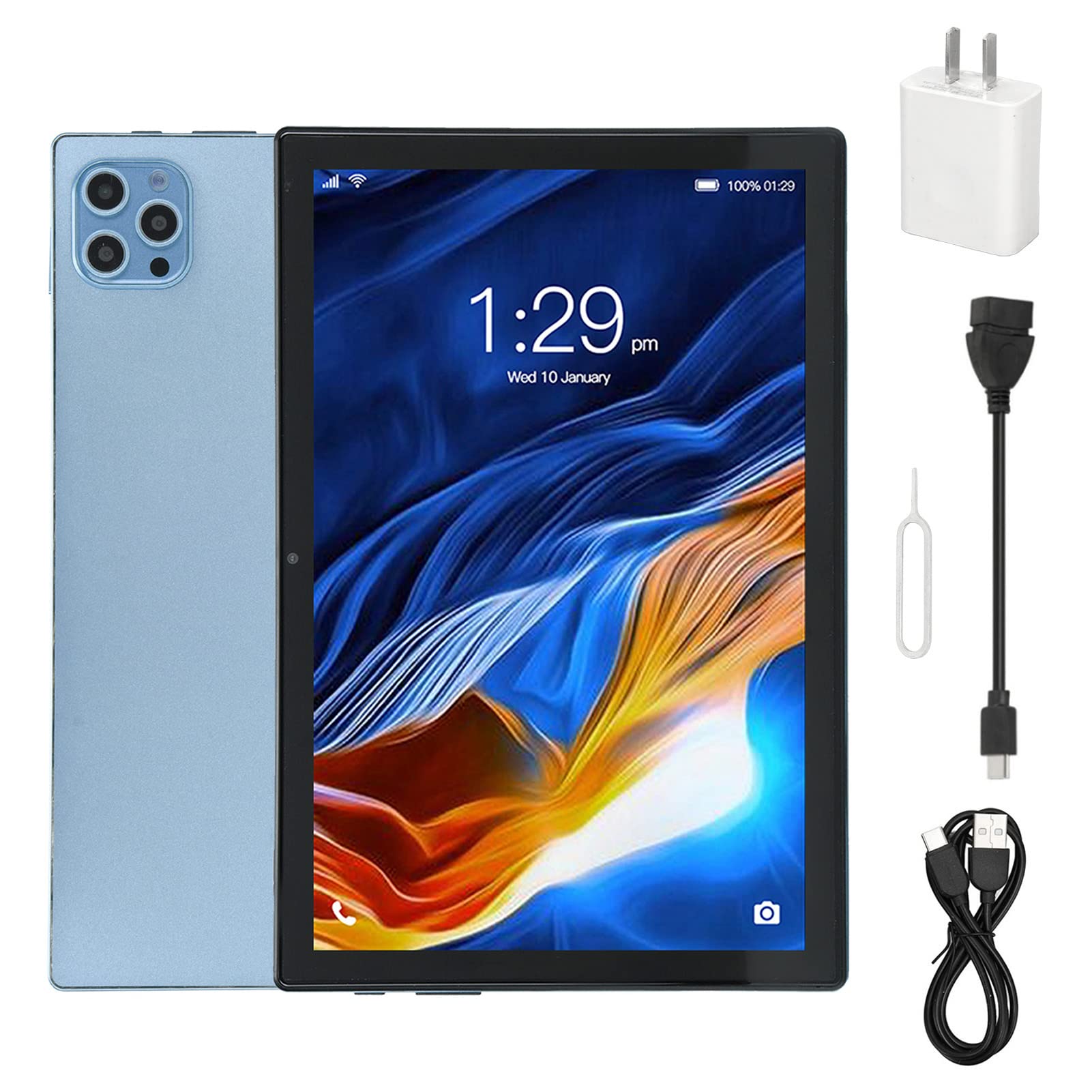10.1in Tablet, for 12.0 Smart Touch HD Large Screen 100240V Calling Tablet for Work (US Plug)