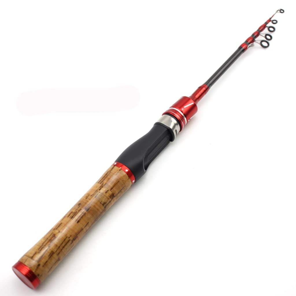 1.8M Ul Power Telescopic Spinning Fishing Rod Lure Weight 1-5g Beginners Catch Small Fish Pole So Soft Slow Rod ( Color : Spinning Rod , Size : 180cm )