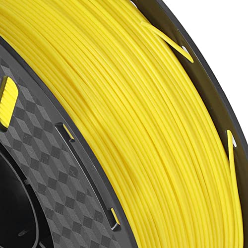 1.75mm PLA Print Filament, 3D Printer Roll Filament Plastic Shell 1kg Spool for Industrial Devices(Yellow)