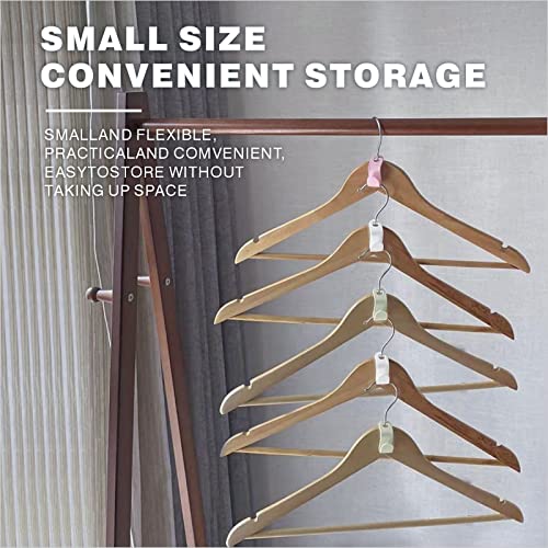 100Pcs Hooks Clothes,Space Saving Clothes Hanger Connector Hooks,Closet Hangers Space Saver,Connecting Buckle Hooks for Hangers,Hanger Clips for Plastic Hangers,Closet Hanger Organizers