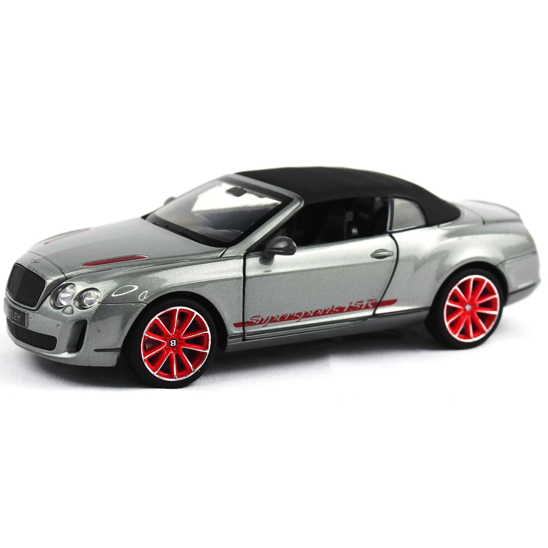 1:24 2011 Bentley Continental Supersports ISR- Grey - Optimum Diecast - Motor City Classics