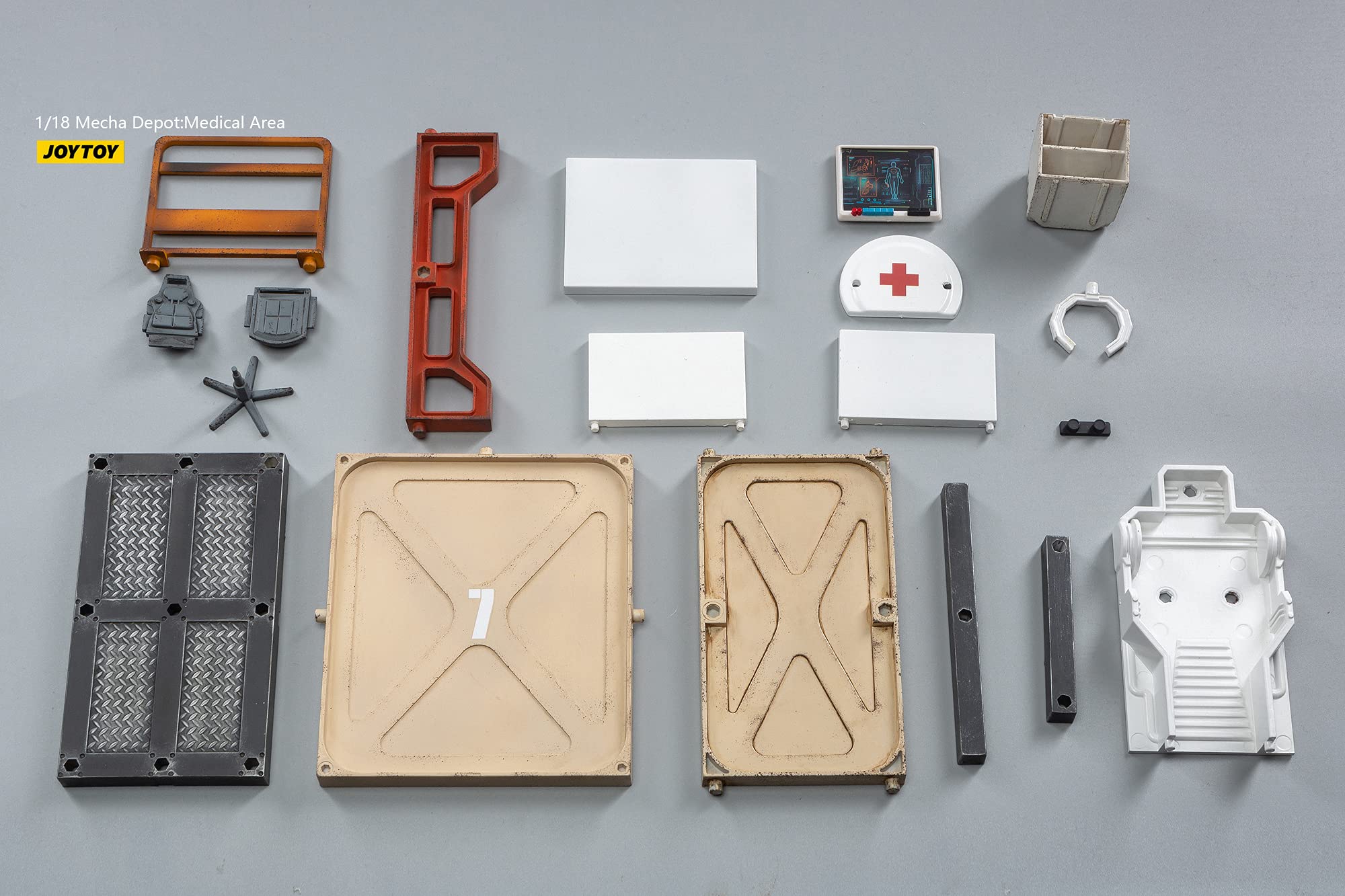 1/18 JoyToy Building Depot: Medical Area Military Model Toy for 1/18 Scale JoyToy Action Figures