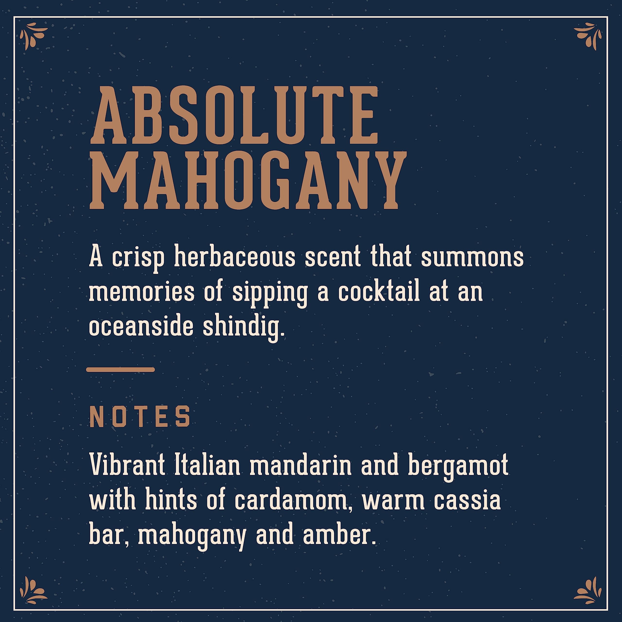 18.21 Man Made Original Absolute Mahogany 3-in-1 Body Wash, Shampoo, & Conditioner for Men, All Hair & Skin Types, Strengthens and Moisturizes in a Manly Aroma, 18 oz