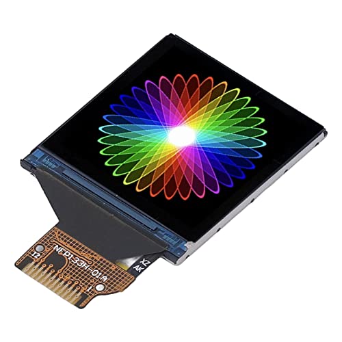 1.3in TFT Color Screen, 2PCS IPS Display Screen Low Consumption for DIY Electronic Device