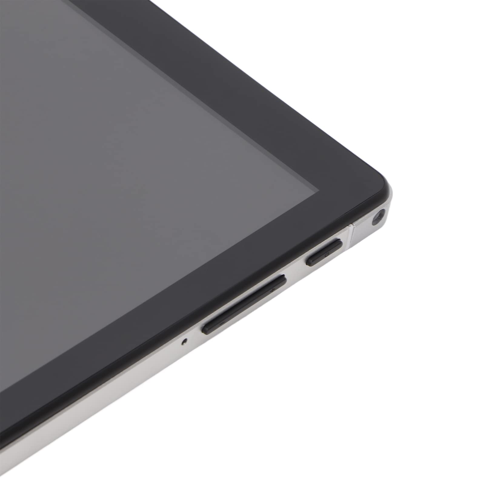 10.1 Inch Tablet 6GB RAM 128GB ROM Silver 11 Tablet Dual Cameras Speakers for Desktop (US Plug)