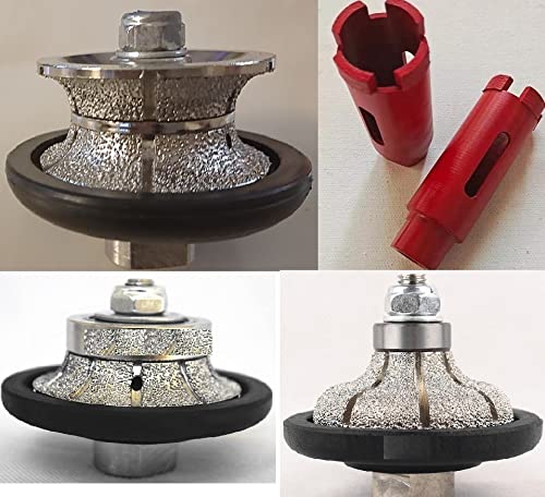1" Demi Ogee Full Bullnose Profiler Wheel 1 3/8" Diamond core Drill bit Stone Concrete Granite Marble countertop Edge Shaping Hole Cut Saw F25 V25 B25 Router bit Grinding Wheel