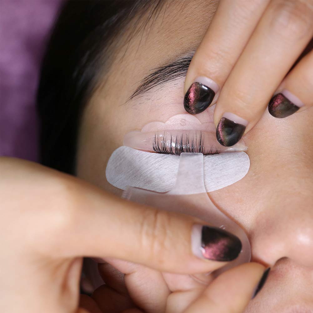 12pcs Silicone Eyelash Perming Curler, Lash Lift Rods Makeup Beauty Tool,Makeup Utensil Reusable Lash Lifting Shield Pads Supplies