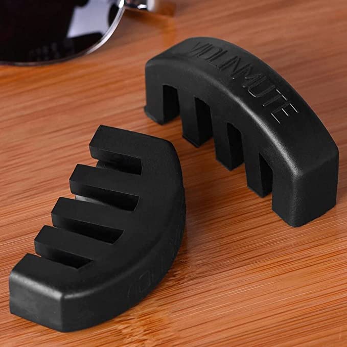 1 Pcs Ultra Rubber Cello Mute for Less Sound Practice - Cello 3/4-4/4 Silencer Cello Volume Reducer Violin Mute Violin Practice Silencer Bridge for Violin Musical String Instrument Accessories