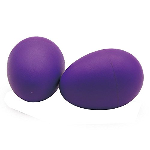 1 Pair Purple Shaker Eggs Plastic Egg Music Shakers fit for Children's Rhythm Toys,School Classroom Music Tools and Easter Gift