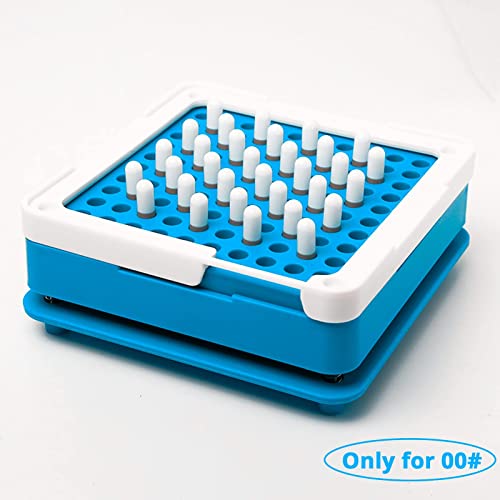 100 Holes Filling Machine Tray Board with Scraper fit DIY 00#