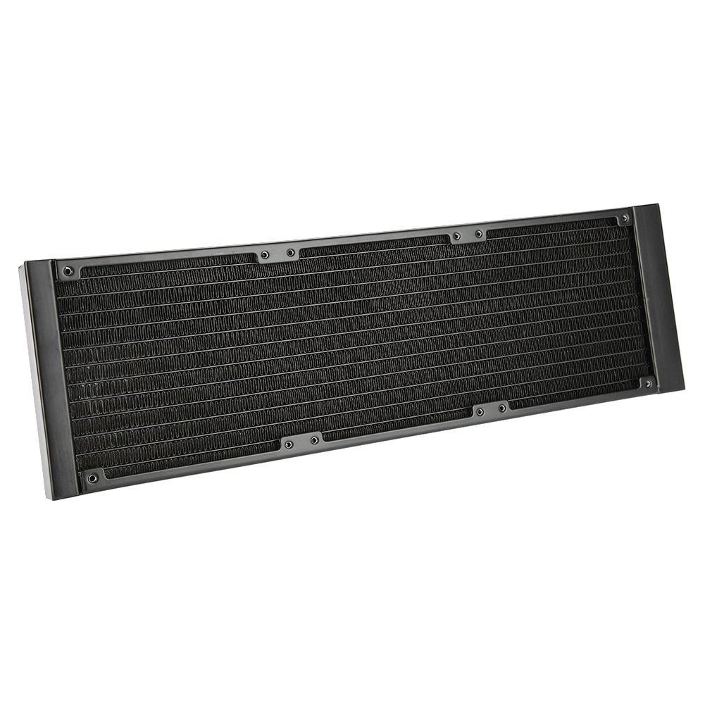 12 Tubes PC Heat Exchanger,Aluminium G1/4 Thread Heat Exchanger Radiator,Water Separator Water Cooler,for PC CPU Computer Water Cool System(360mm)