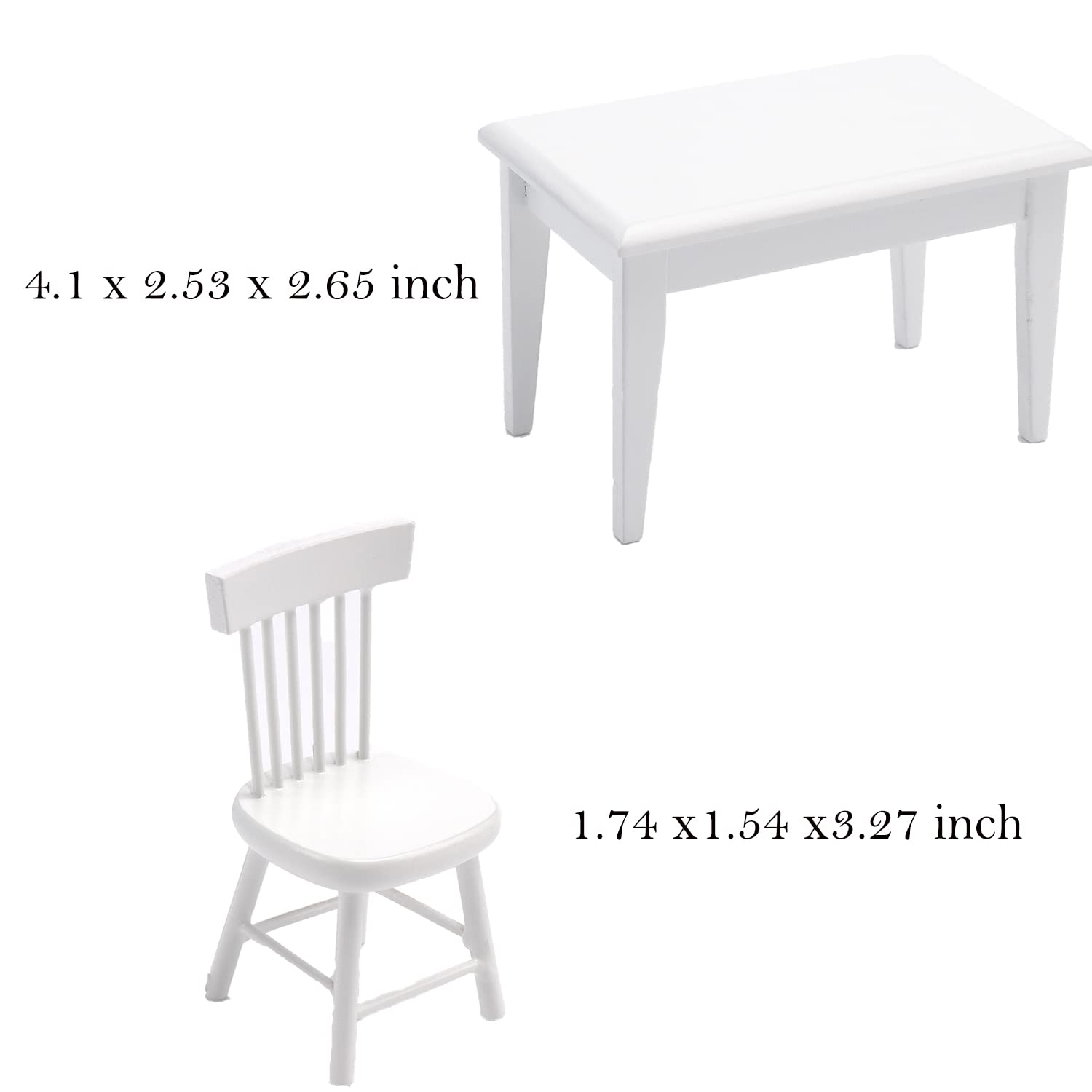 1/12 Scale Mini House Miniature Kitchen Furniture Fake Modern Wooden Miniature Kitchen Accessories Set Model