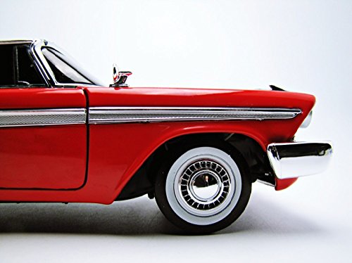 1/18 '58 Plymouth Fury Stephen King Christine Die Cast Movie Car, Multicolored (AWSS102)