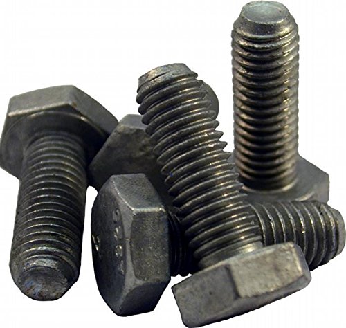 1"-8 x 2 1/4" - A325 ASTM Heavy Hex Steel Structural Bolts, Type 1, Fully Threaded, Plain (Quantity: 260)