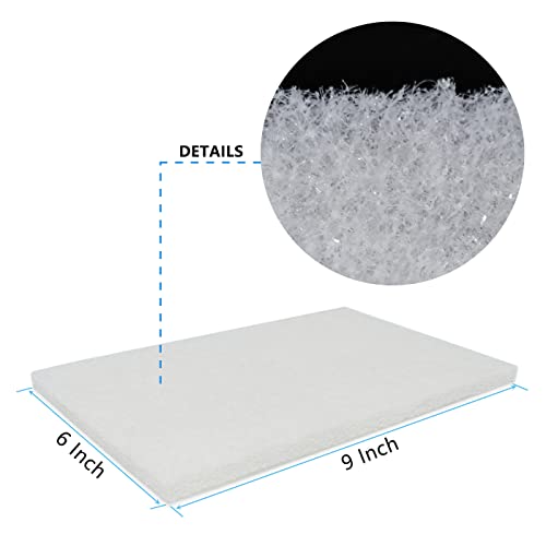 10 PCS 6"x9" 2000 Grit General Purpose Scuff Pads for Scuffing, Scouring, Sanding, Paint Primer Prep Adhesion Scratch - Home Cleaning, Surface Polishing, Metal Deburring,Auto Body Repair