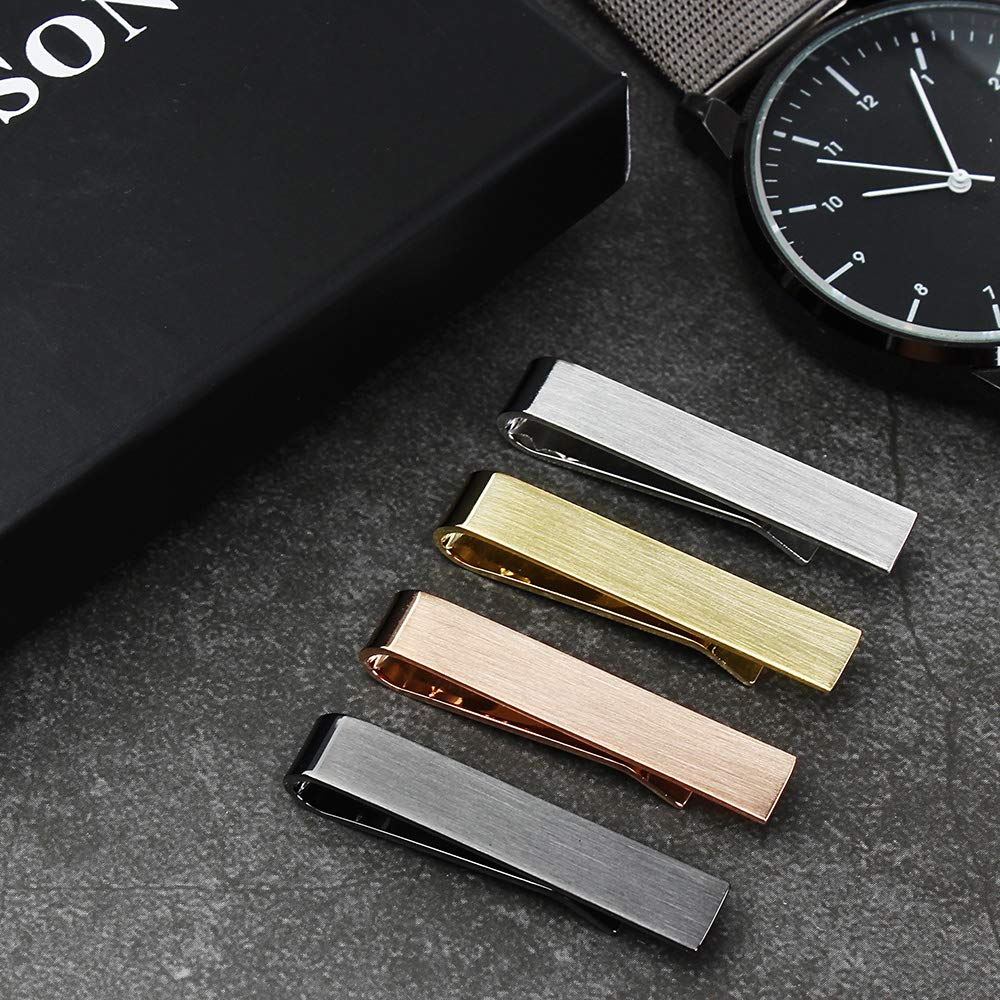1.5 Inch Tie Clip for Men - Best Gifts for Skinny Tie (20081)