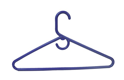 12 Set Heavy Duty Tubular Hangers Blue Jumbo Plastic Adult Cloth Coat Suit Closet Organization Hanger