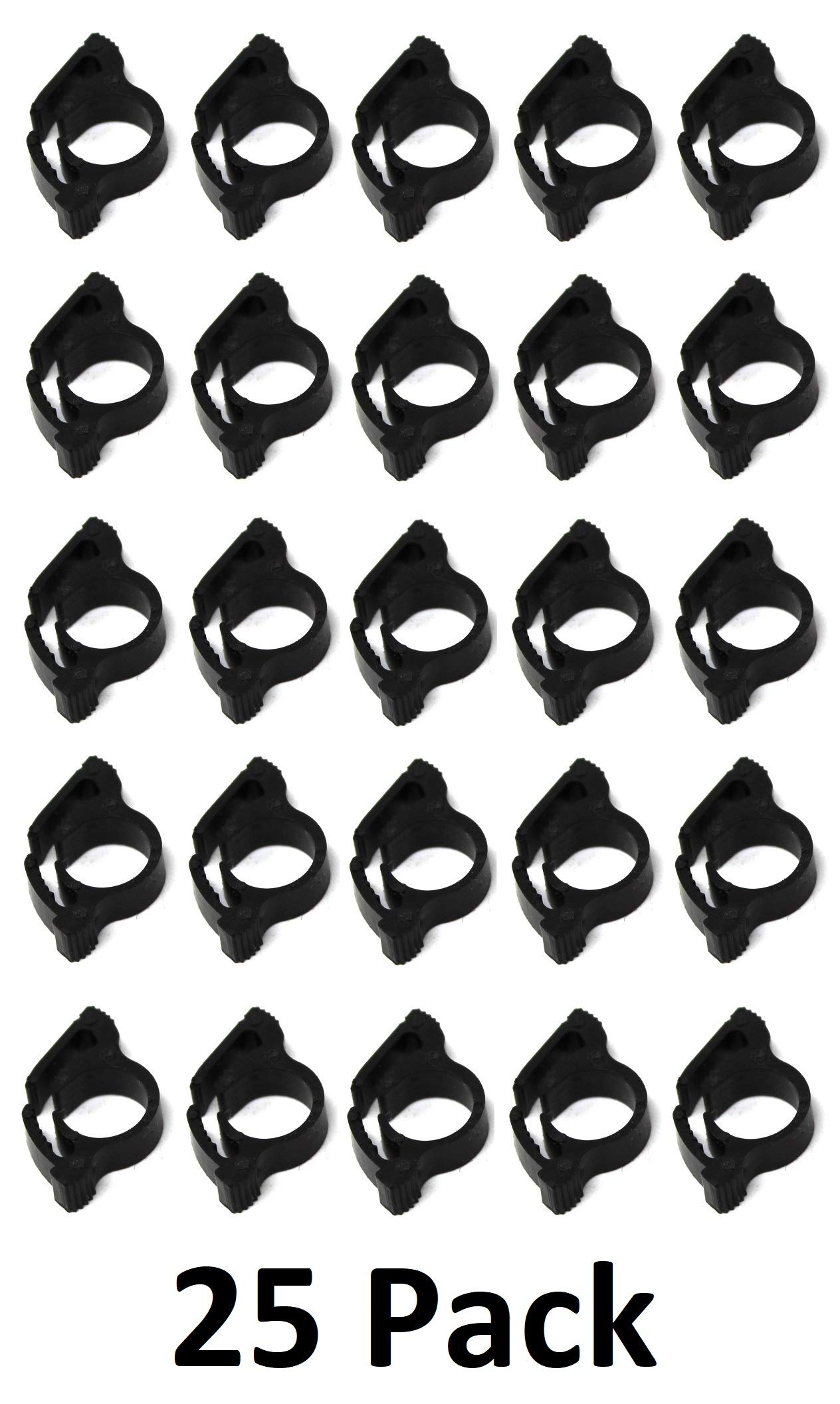 1/4 inch High Pressure Drip Irrigation Tubing Clamps (25)