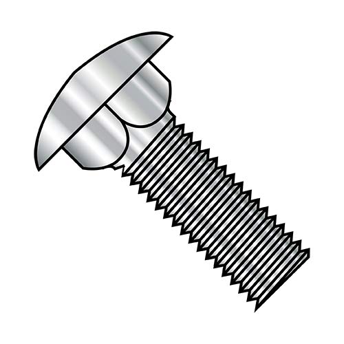 1/2-13X2 Carriage Bolt 18 8 Stainless Steel Fully Threaded (Pack Qty 20) BC-5032C188 by Shorpioen